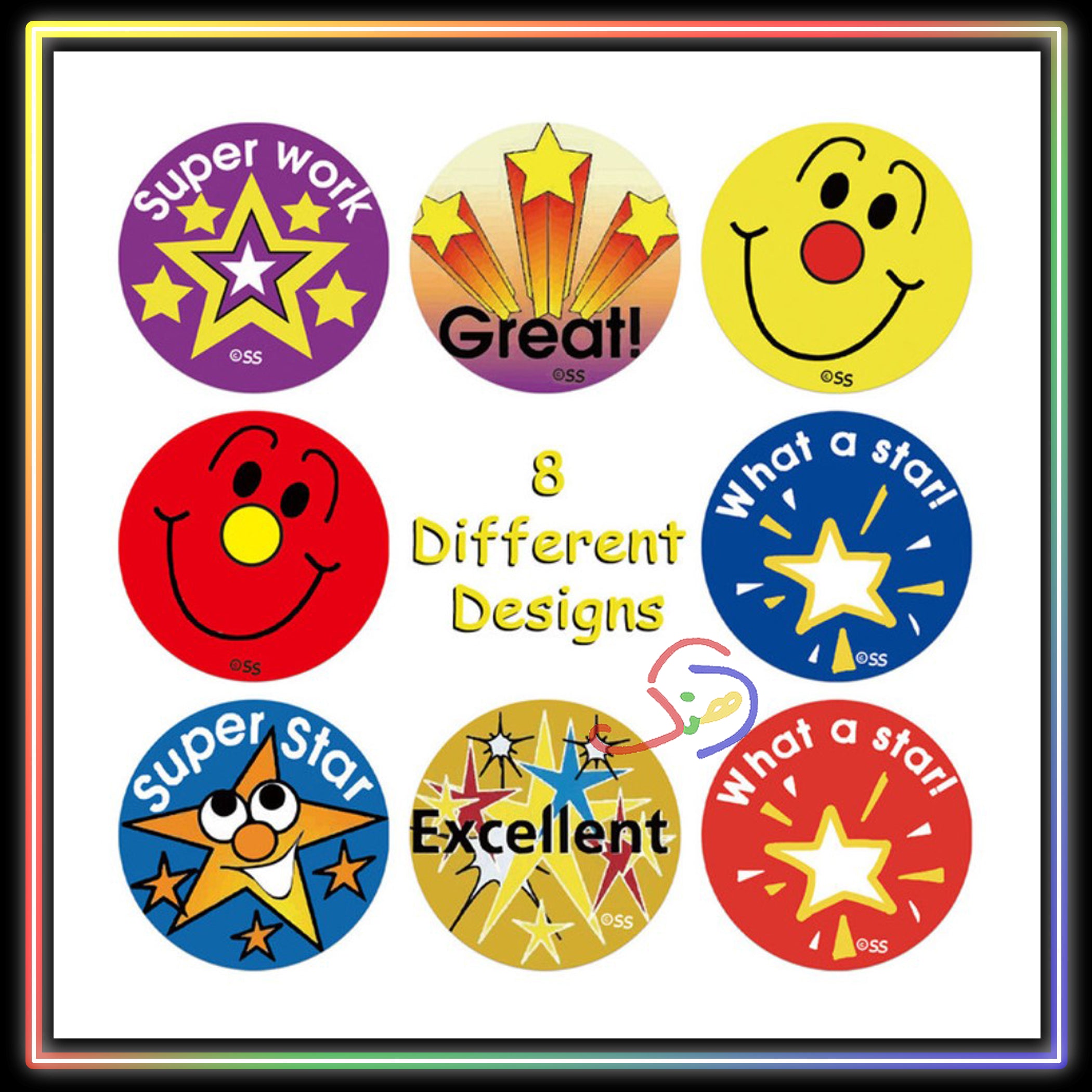 Smiley Reward Stickers – dhanak.store