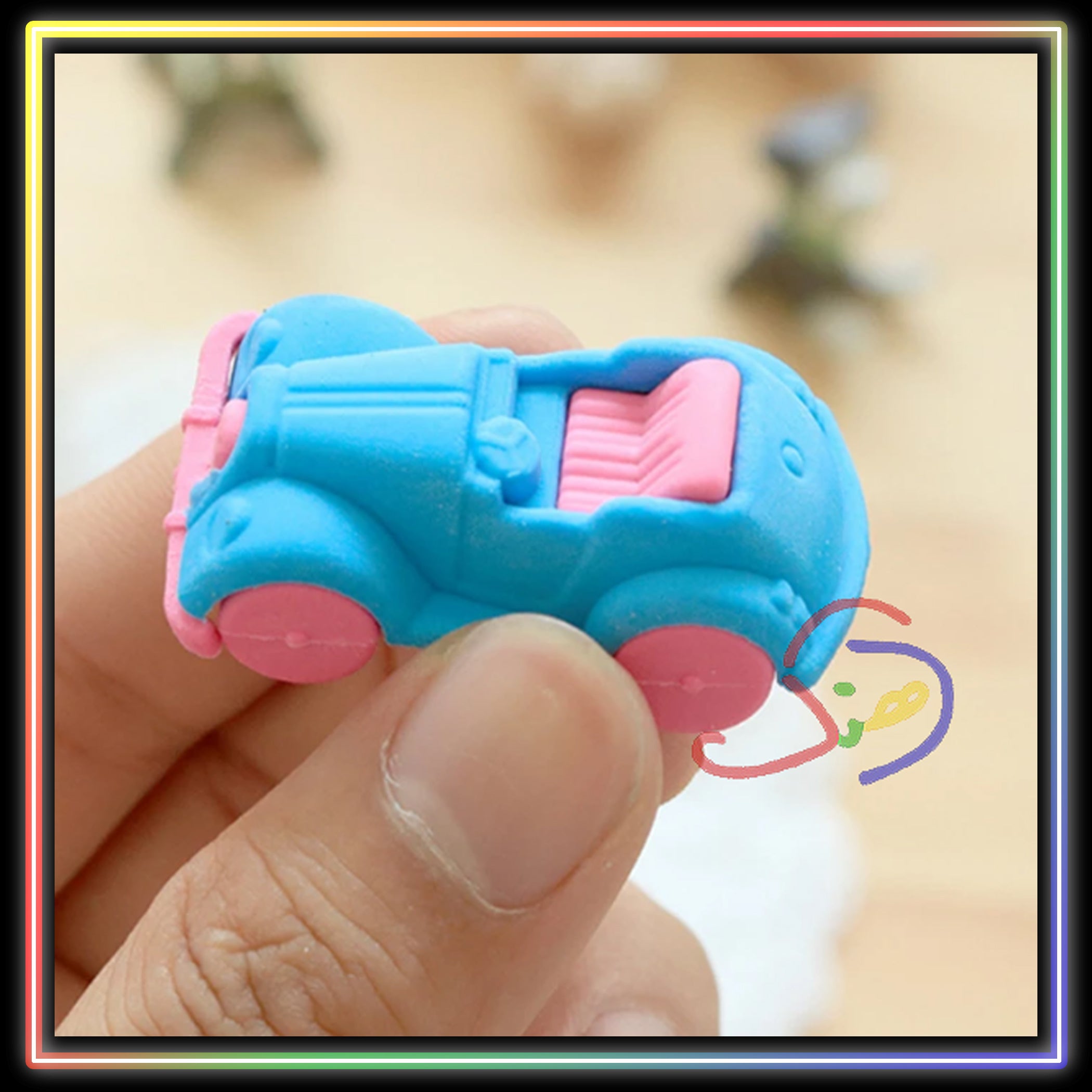 Kawaii Car Eraser – dhanak.store