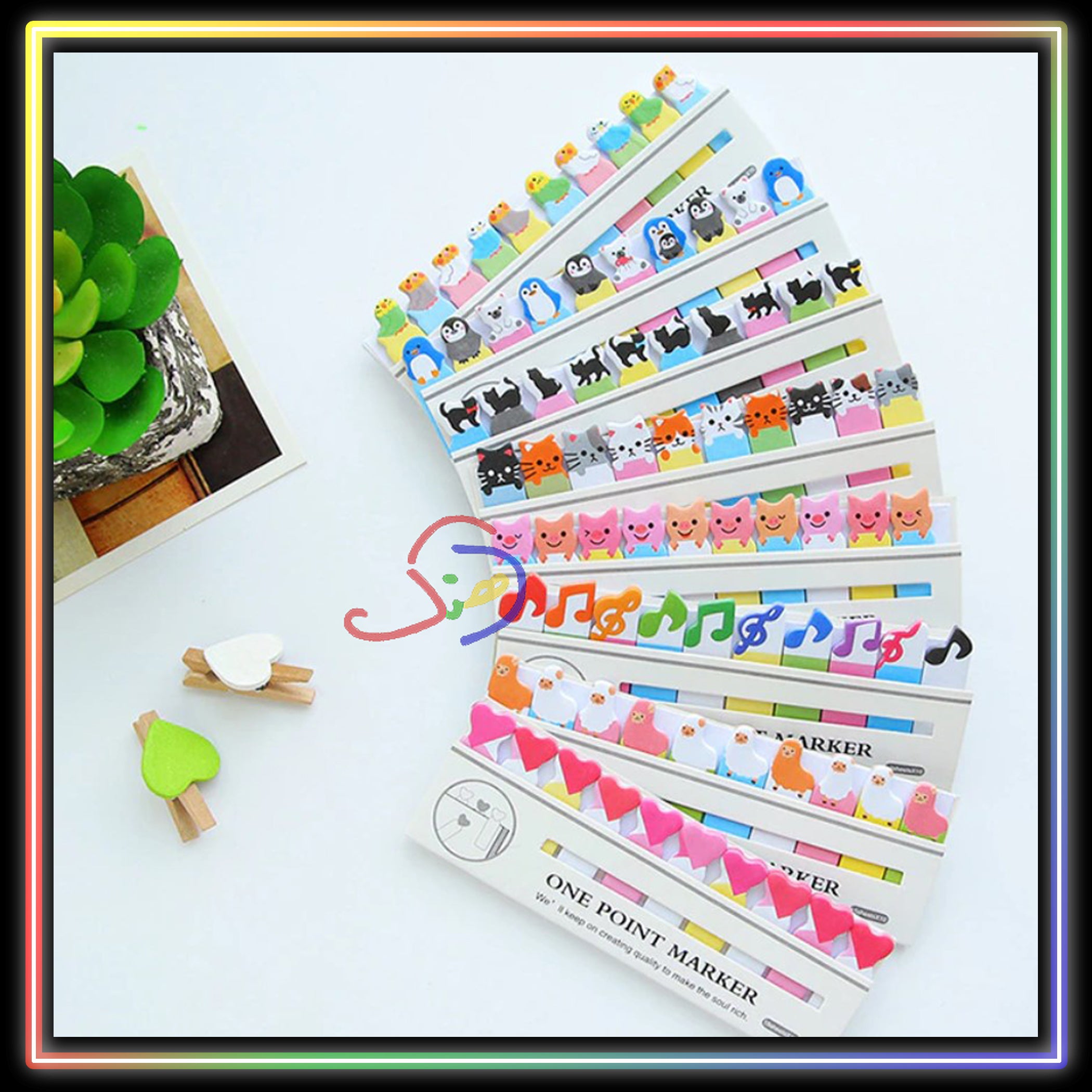 Cartoon Sticky Bookmarks – dhanak.store
