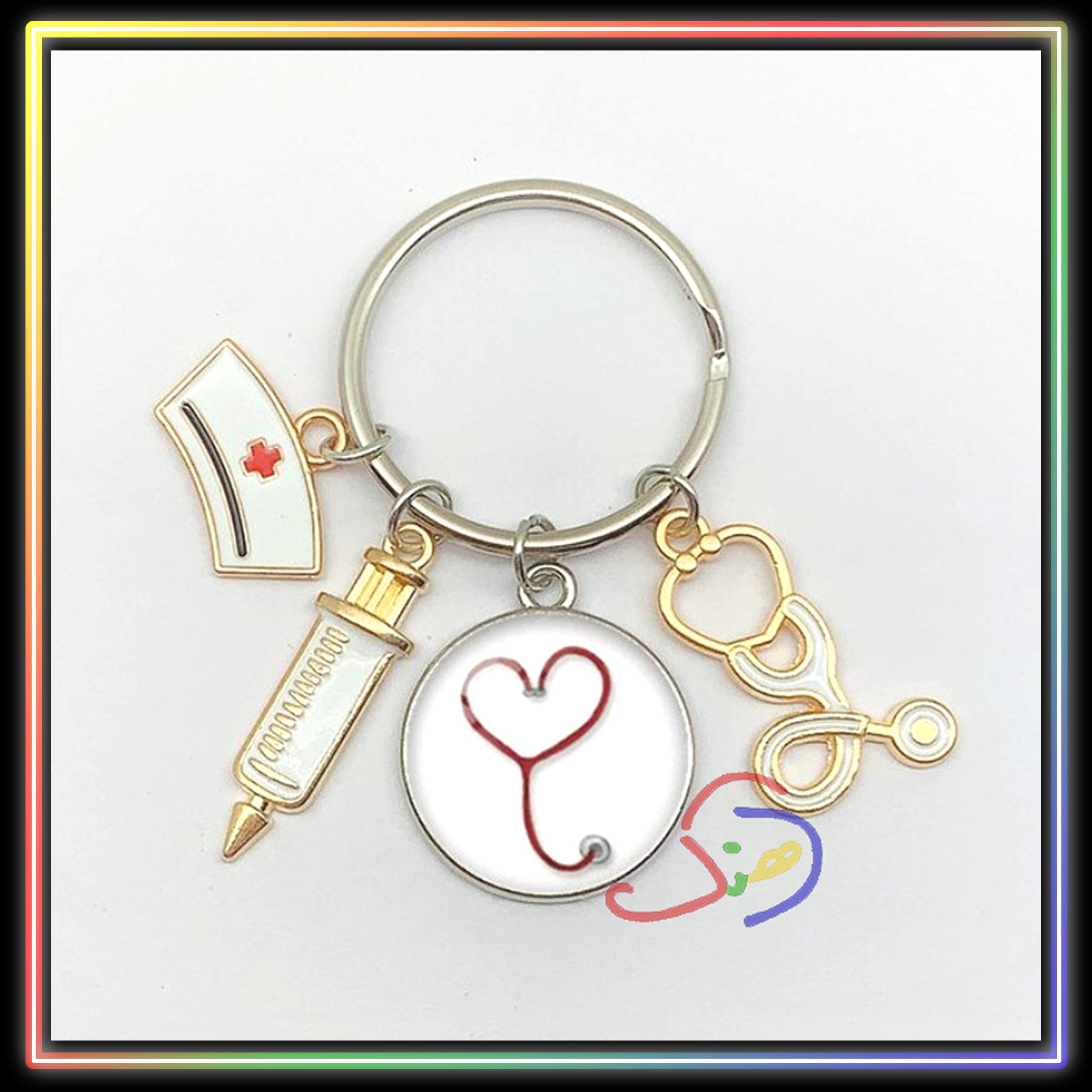 Hearty Stethoscope Keychain – dhanak.store